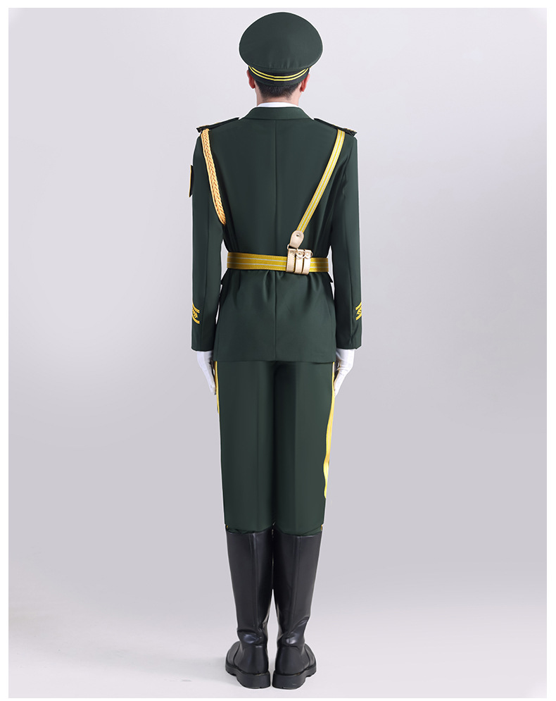 National flag class honor guard costume Secondary school flag-raising ...