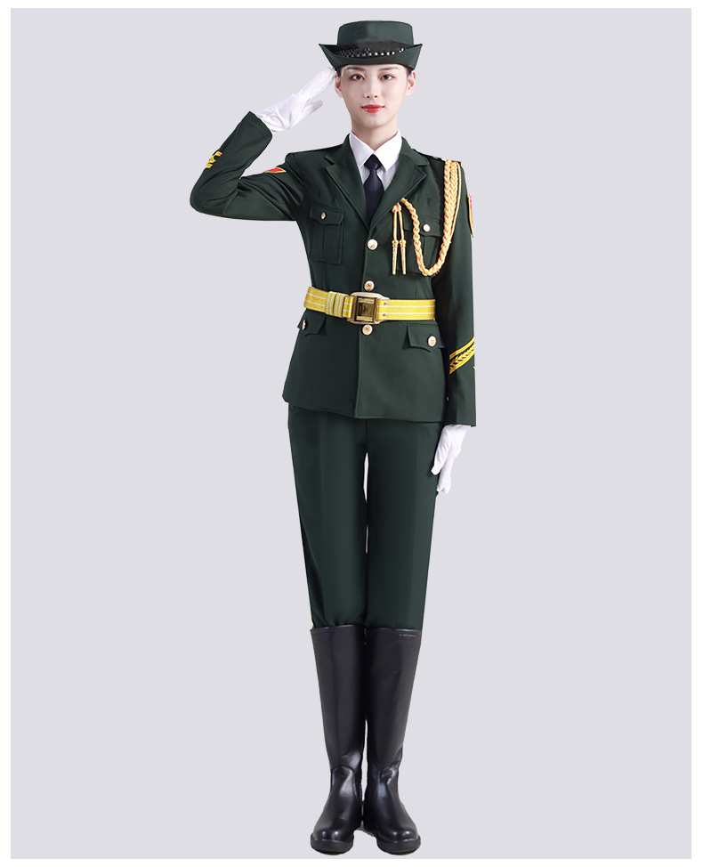 National flag class honor guard costume Secondary school flag-raising ...