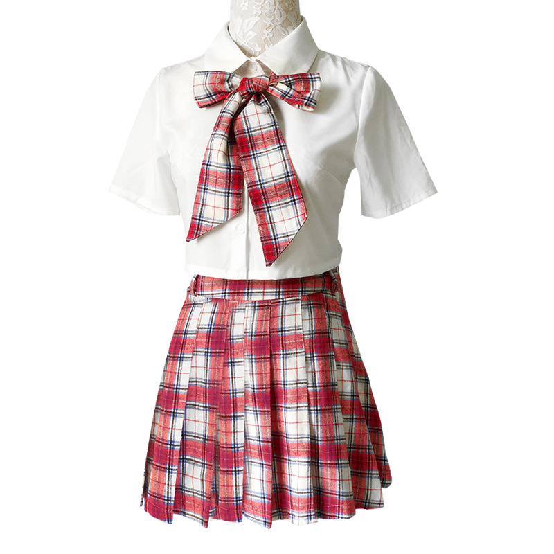 South Korean girl group performing uniform cheerleading JK student girls jazz dance performance ...